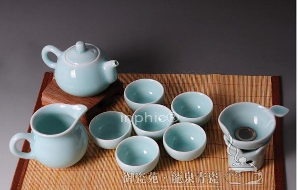 Inphic 新品整套陶瓷功夫茶具茶道家用高檔禮盒套裝特首選