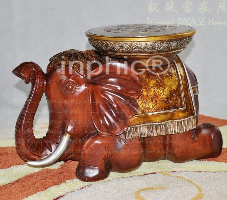 Inphic 實用凳子歐式家居大象凳擺飾換鞋凳 裝飾